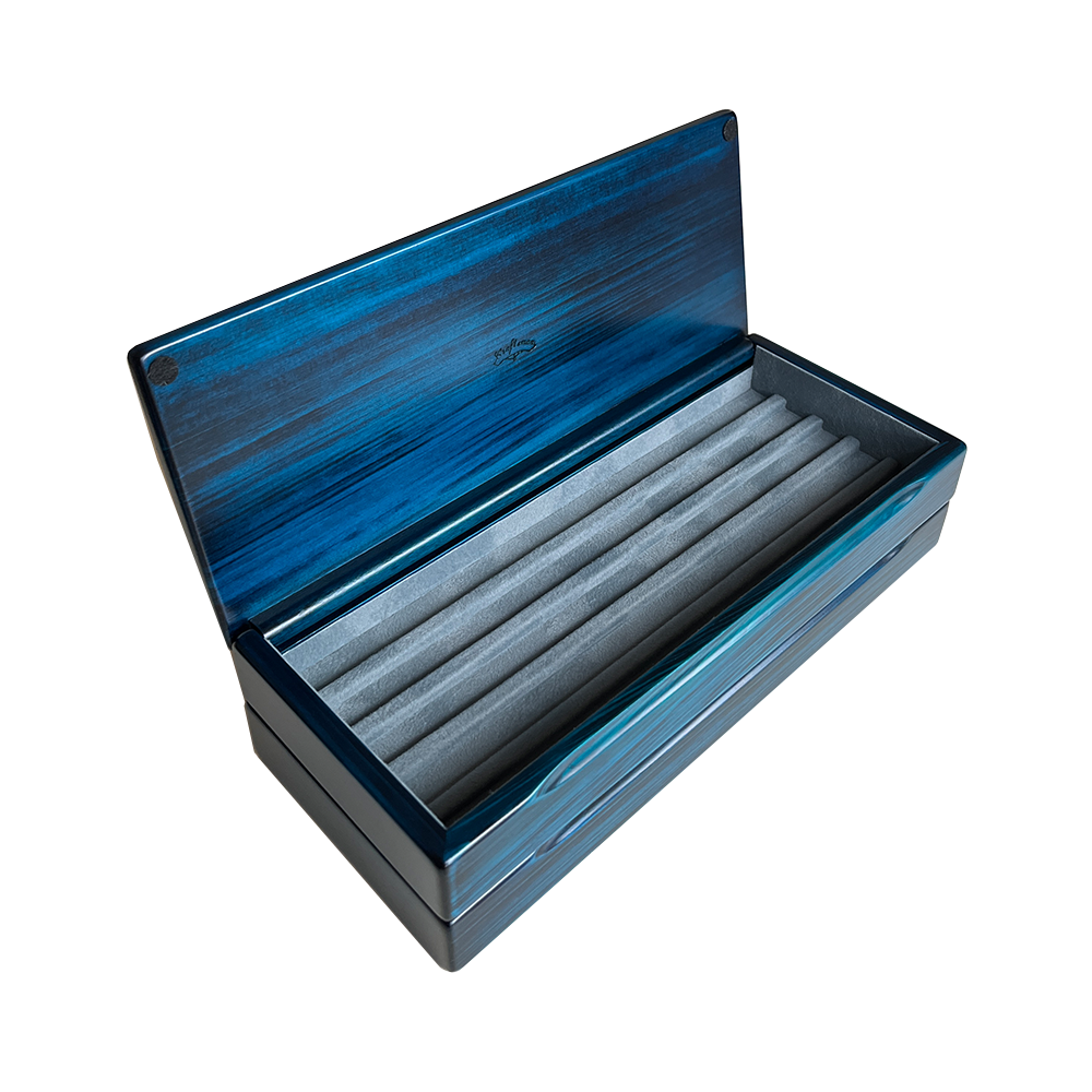 BL170 Hinoki Blue Pen case * Toyooka Craft