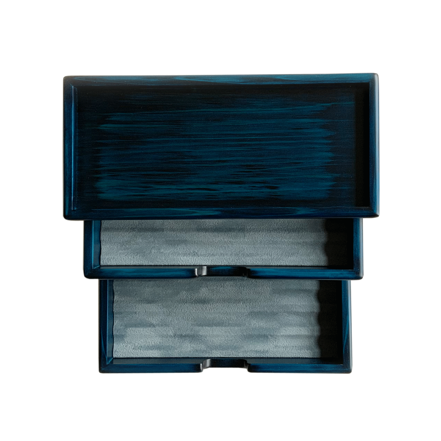 BL104 Hinoki Blue Pen box for 8 pens * Toyooka Craft