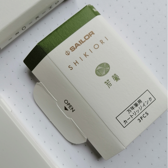 Okuyama cartridges * Sailor Shikiori ink
