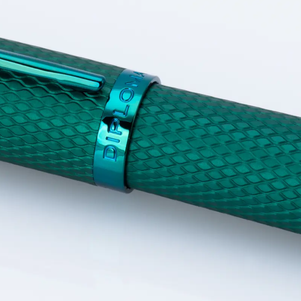 Viper Green Guilloche Vulpen * Diplomat