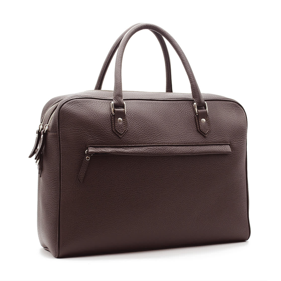 12.03 Bowling big Briefcase, brown leather * 20S Design - 20Street ...