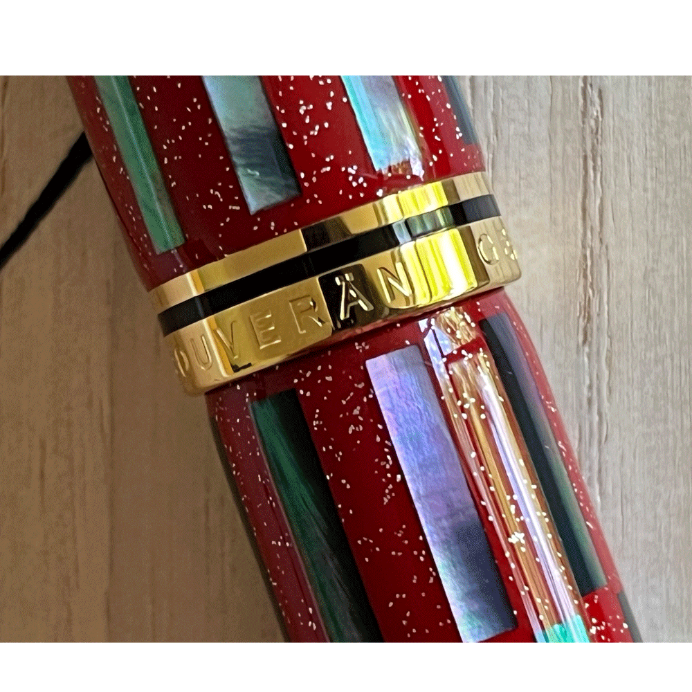 Souverän M1000 Raden Red Infinity limited edition * Pelikan Maki-e