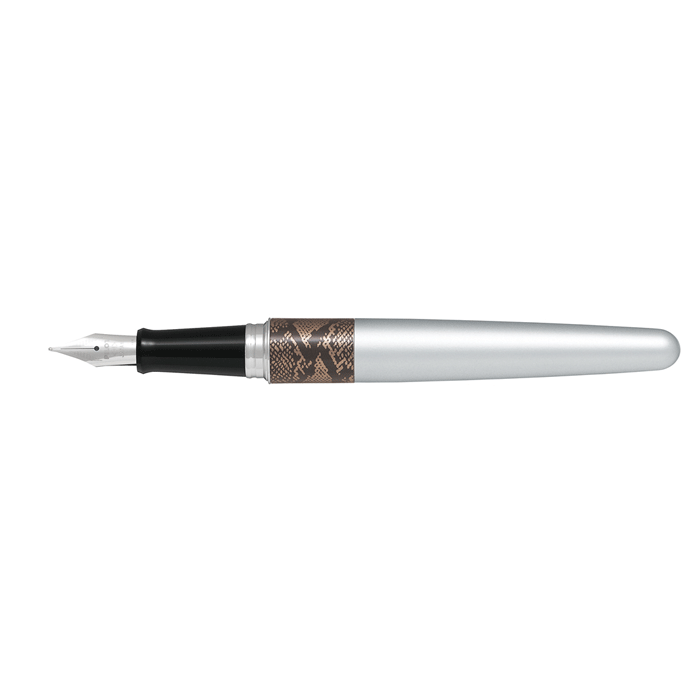 Pilot MR Silver Python fountain pen